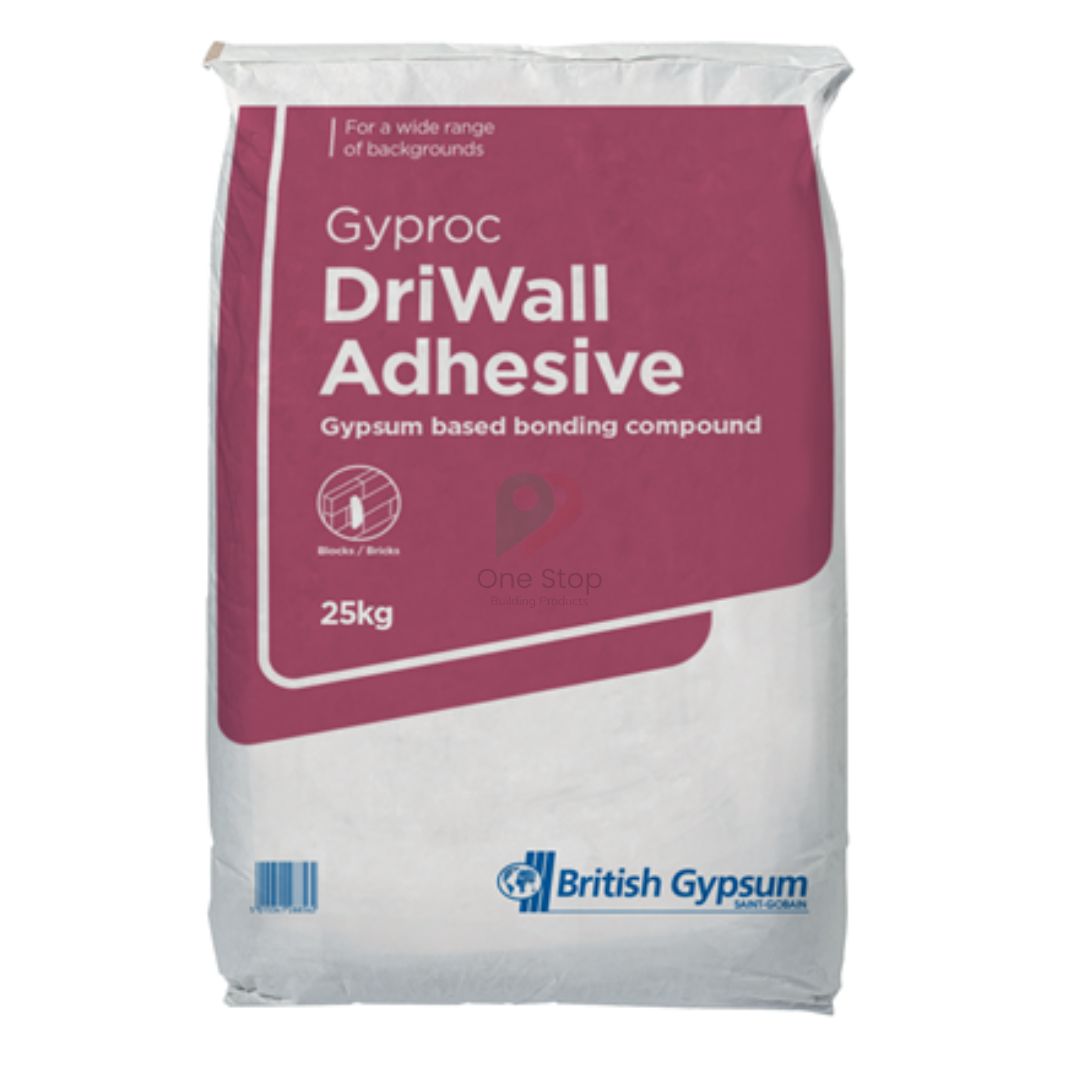 British Gypsum Gyproc Dri-wall Adhesive - 25kg – onestopbuildingproducts